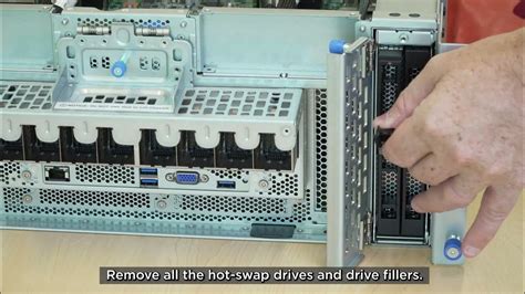 Thinksystem Sr950 V3 Removing A Drive Backplane Youtube