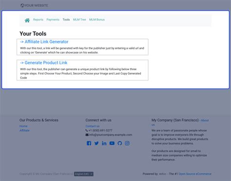 Odoo Multi Level Marketing Webkul