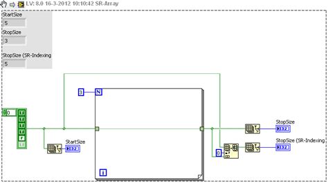Indexing And Shift Register Ni Community National Instruments