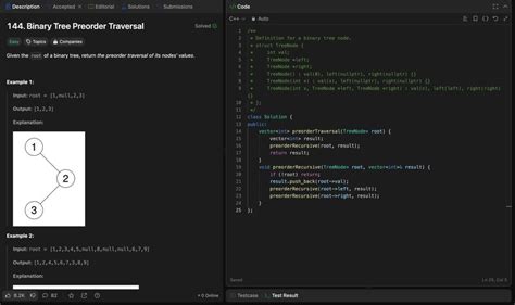 Geethika Kakarla On Linkedin 50daysofcode Binarytreepreordertraversal Trees 50days