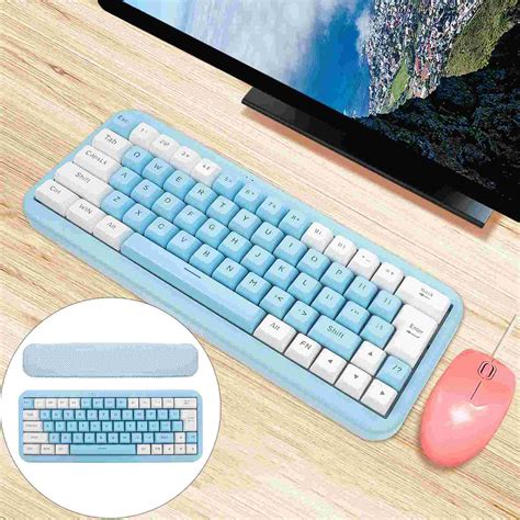 Wireless Computer Keyboard Rgb Membrane Keyboard 6 Vicedeal