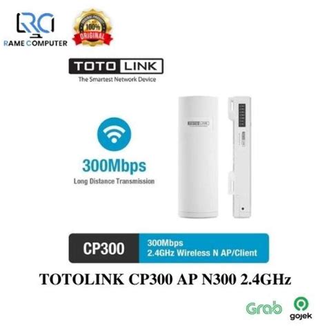 Jual Totolink Cp300 Access Pointclient Wireless N 300mbps 24ghz Di