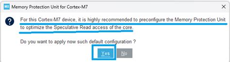 Solved Stm32h7 Cortexm7 Configuration For Mpu In Cubem