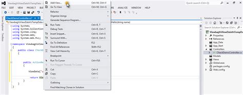 Viewdata Vs Viewbag Vs Tempdata