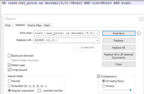 Regex Notepad Regular Expression Replace An Inner Sequence Of Matched Text Stack Overflow