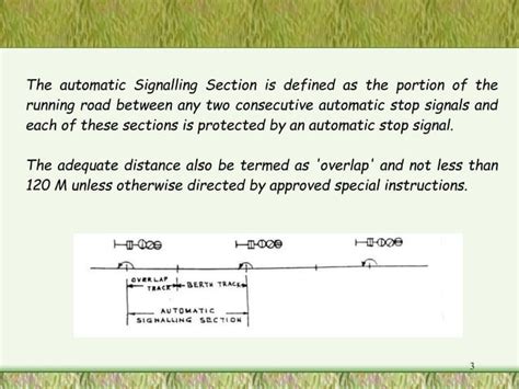 Railway Automatic Block Signaling With Automatic Sectionsppt Ppt