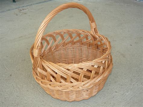 Корзина плетеная ажурная круглая Арт 071 купить по лучшей цене в Украине от компании