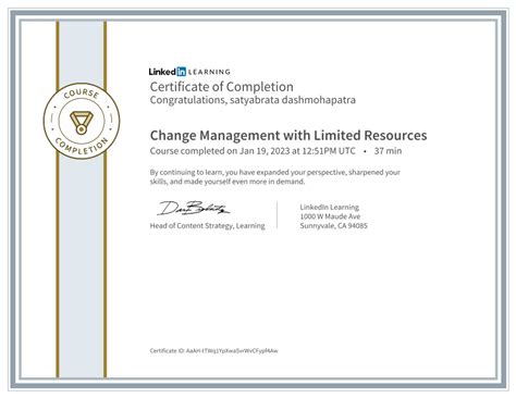 Satyabrata Dashmohapatra On Linkedin Certificate Of Completion