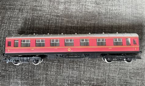 Hornby R433 Stanier Composite Coach 3934 Lms Maroon Oo Gauge £1250