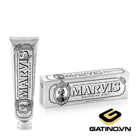 Kem đánh Răng Marvis Whitening Mint Màu Trắng Bạc 25ml 85ml