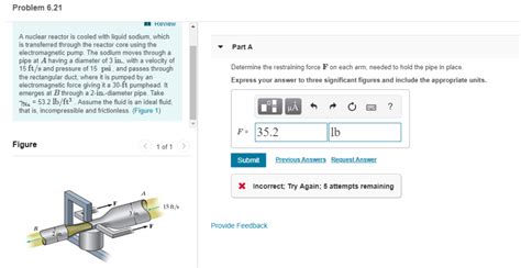 Solved Problem Review A Nuclear Reactor Is Cooled With Chegg
