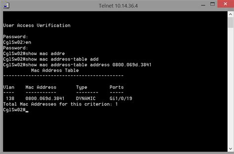 Refresh Mac Address Table Cisco 2960 Vlerojar