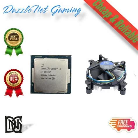 Jual Intel Core I3 10105f Tray Fan Lga1200 Gen 10 Processor Comet Lake Shopee Indonesia