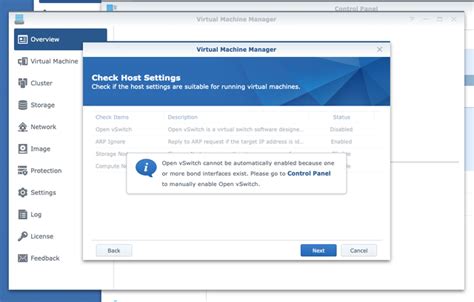 Virtual Machine Vswitch With Link Aggregation Help Rsynology