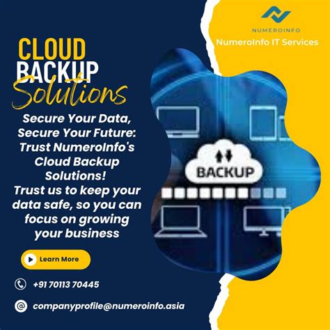 Numeroinfo It Services On Linkedin Cloudbackup Dataprotection Cybersecurity Cloudstorage