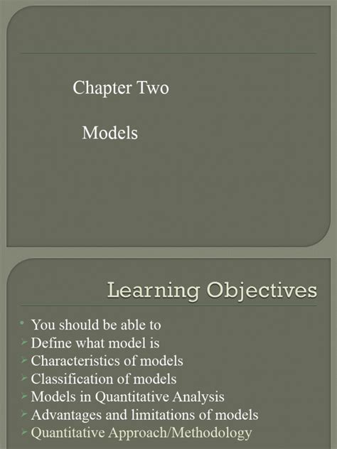 Ch 2 Models And Modeling Pdf Mathematical Optimization Variable