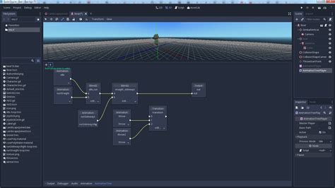 Resizing Of A Kinematic Body Just Works With Deactivated Animationtreeplayer Godot 3 0 R Godot