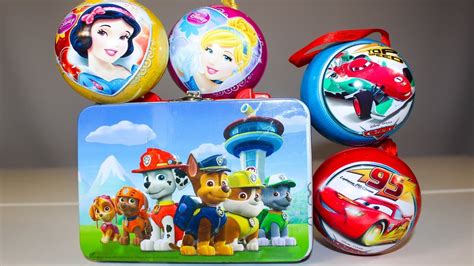 Киндер Сюрпризы Щенячий патруль Игрушки из мультика Тачки Вспыш Видео для детей про Сюрпризы