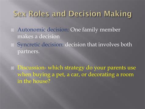 PPT Household Decision Making PowerPoint Presentation Free Download ID