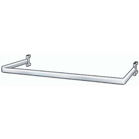 R Mm D Rail For TwinSlot Flat Sided Oval Tube