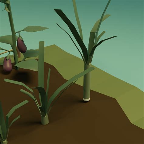 Artstation Vegetable Garden Game Assets