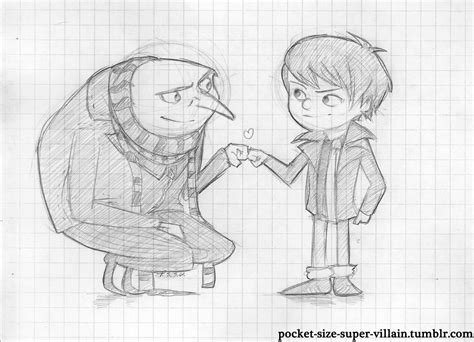 Despicable Me 2 Margo And Antonio Drawing