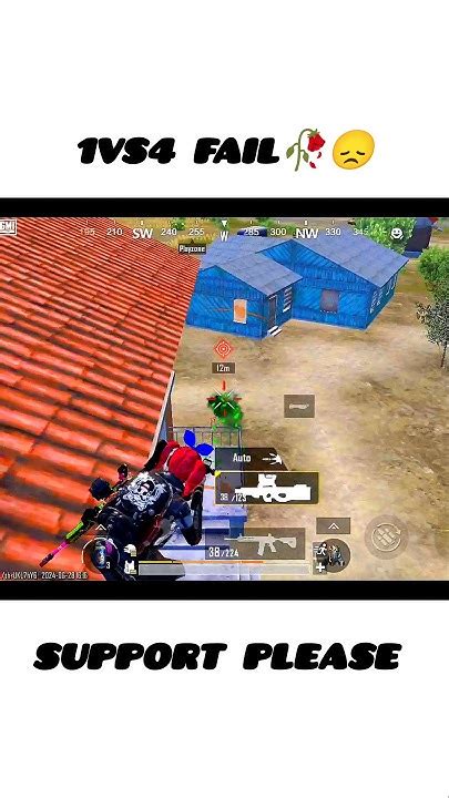 1v4 Fail 🥀😞 Shorts Sad Fail Trending Viral Pubg Clutch
