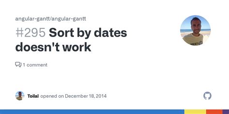 sort by dates doesn t work · issue 295 · angular gantt angular gantt · github