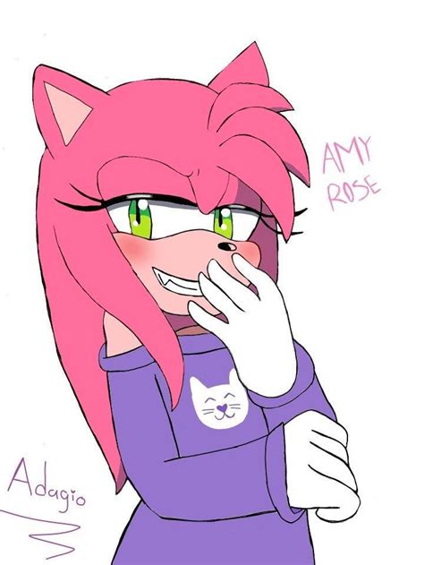 Rosé Fanart Amy Rose Rosy The Rascal