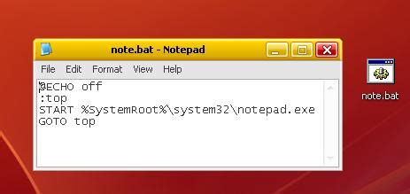 Computer Technology Notepad Trick To Open Notepad Continuously