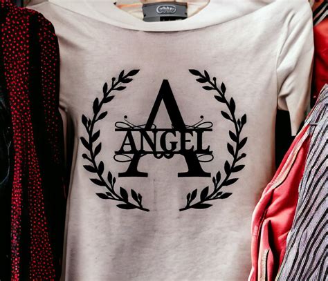 Split Monogram SVG DXF PNG Split Monogram Frame Alphabet Family Monogram Digital Download