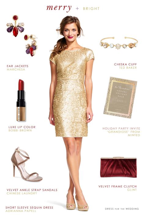 Accessories For A Gold Sequin Dress At Harry Reese Blog