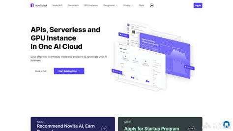 novita ai ai视频动画生成平台，基于阿里animateanyone项目集成 ai工具集