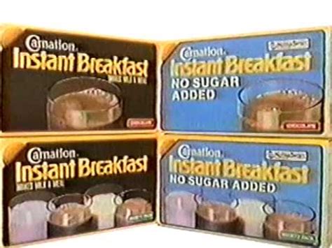 Remember Carnation Breakfast Bars And Carnation Instant Breakfast
