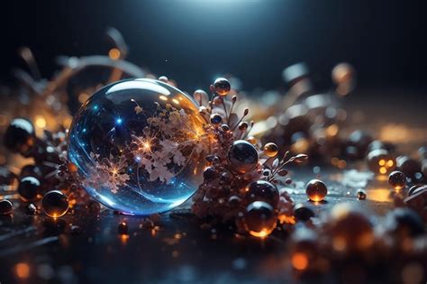 Premium Ai Image Gradient World Science Day Background