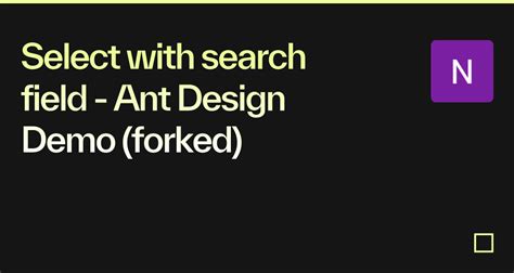 Antd Select Examples Codesandbox