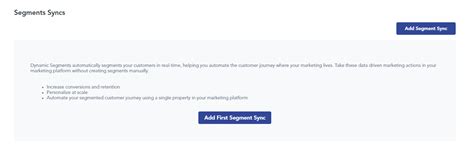 Setting Up Dynamic Segments After Upgrade