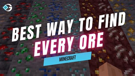 Best Ways To Find Every Ore In Minecraft Easily GameRiv