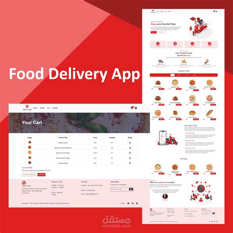 Food Delivery App مستقل