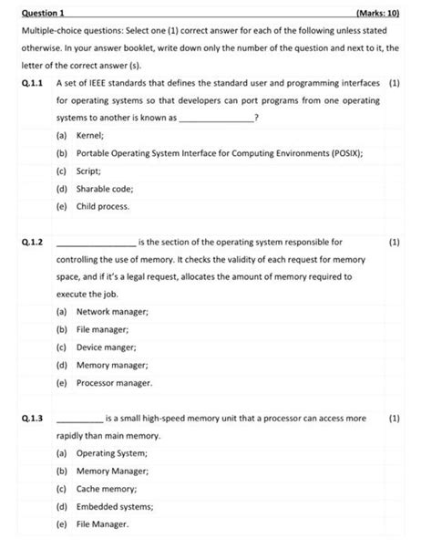 Solved Multiple Choice Questions Select One 1 Correct