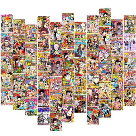 Zjnb 60pcs Anime Room Decor Anime Poster Manga Wall Anime Desertcart Gb