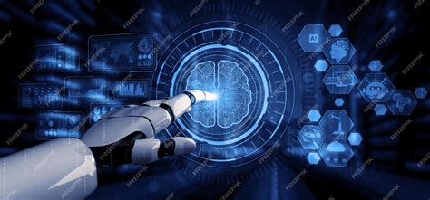 3d рендеринг искусственного интеллекта исследования ии в области разработки роботов и киборгов