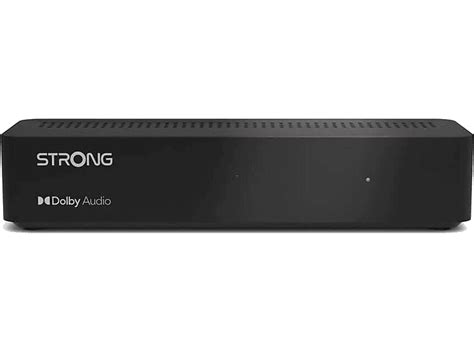 Strong Srt8213 Tv Receiver Dvb T Dvb T2 H 264 Dvb T2 H 265 Schwarz Mediamarkt