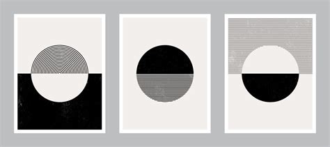 Modern Poster Art For Print Abstract Wall Vector Image