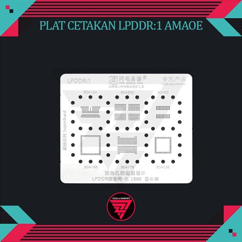 Jual Plat Cetakan Amaoe Lpddr 1 Plat Redmi 9c Shopee Indonesia