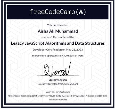 Aisha Ali Muhammad On Linkedin Freecodecamp