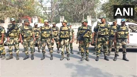 Punjab Police Rapid Action Force Conduct Flag March Amid Crackdown On