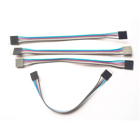 Dupont 6 Pin Male To Female Ribbon Cable Assembly Ribbon Cable Assembly And Dupont 6 Pin