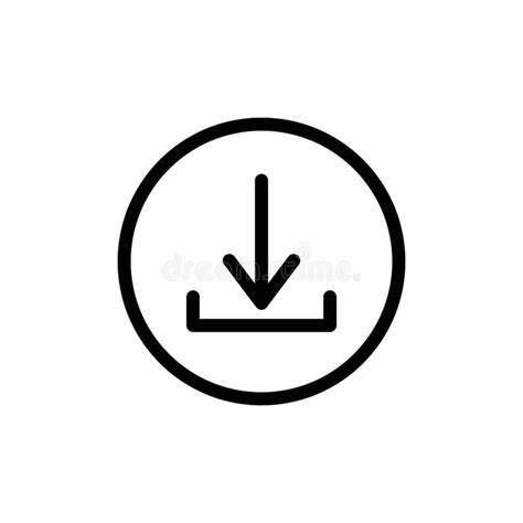 Download Arrow Icon Ideal For Software And File Transfers Stock Vector