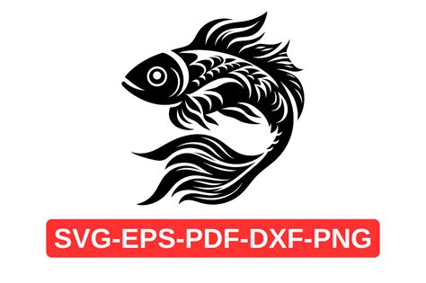 Fishing Graphic Svg Fish Silhouette Png Graphic By Artful Assetsy